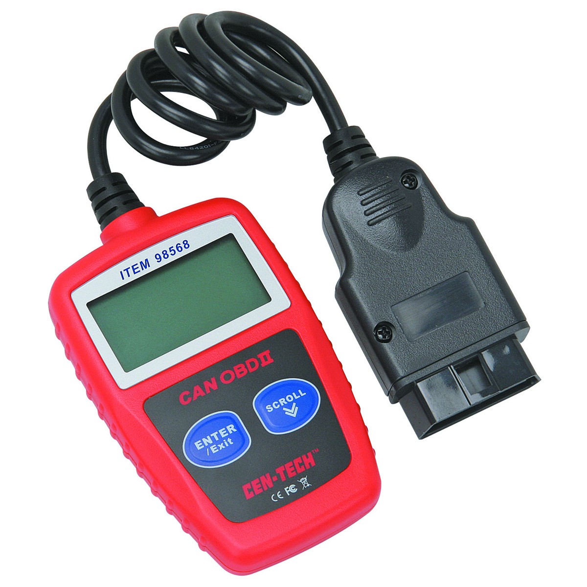Loanables OBD II CAN Code Reader With Multilingual Menu Rental 